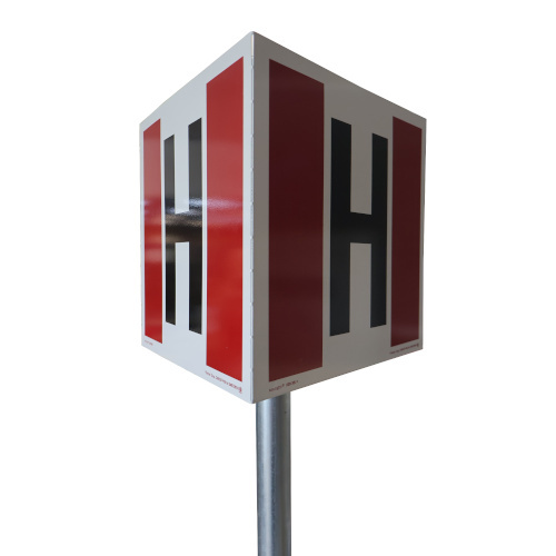 Znak Hydrant przestrzenny 350x350 MET+konstrukcja > Fireshop Sp z o.o.